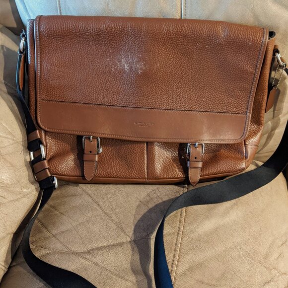 Coach | Bags | Coach Henry Messenger Bag Pebble Leather | Poshmark